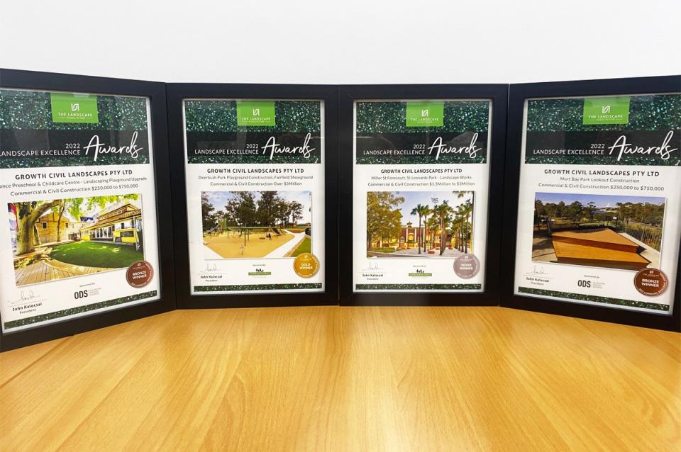 Winners: Landscape Excellence Awards! | Growth Civil Landscapes